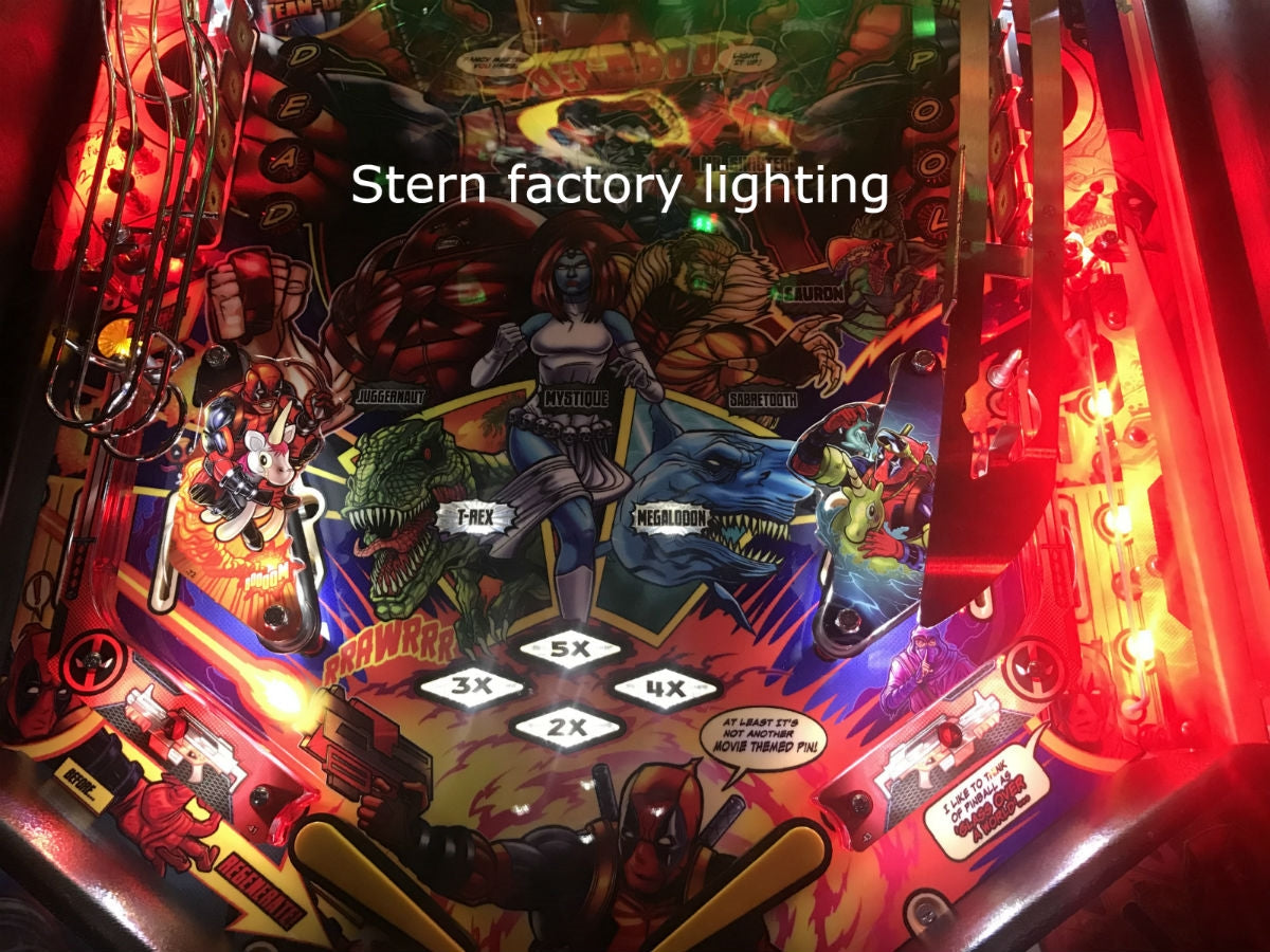 Deadpool General Illumination Upgrade Kit – Comet Pinball, Inc.