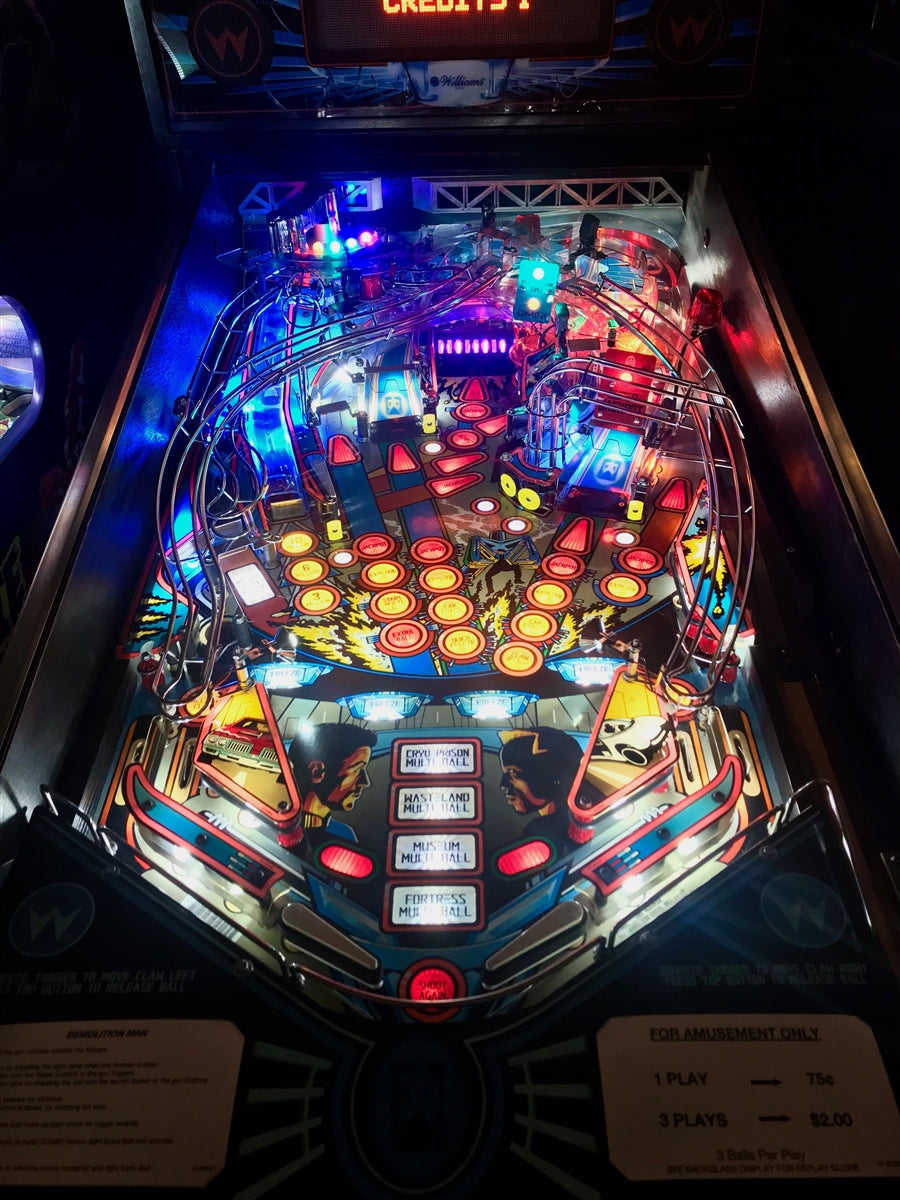 Demolition Man LED Kit – Comet Pinball, Inc.