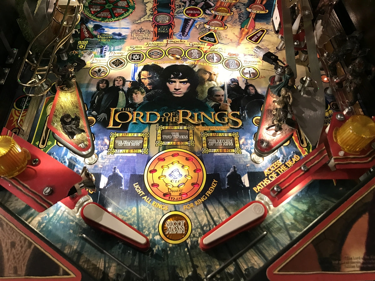 Lord Of The Rings Pinball Playfield